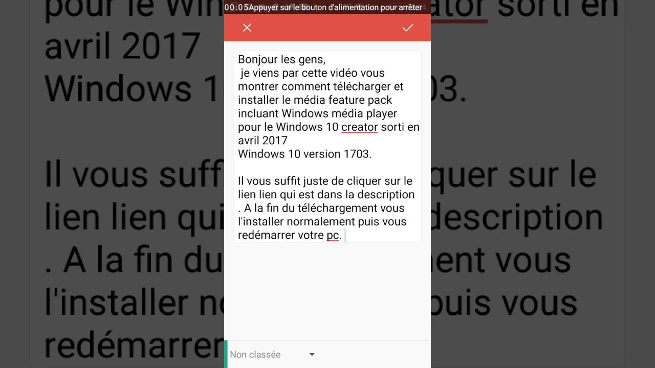 Windows media feature pack 2017 for Windows 10 Creator version 1703 ...