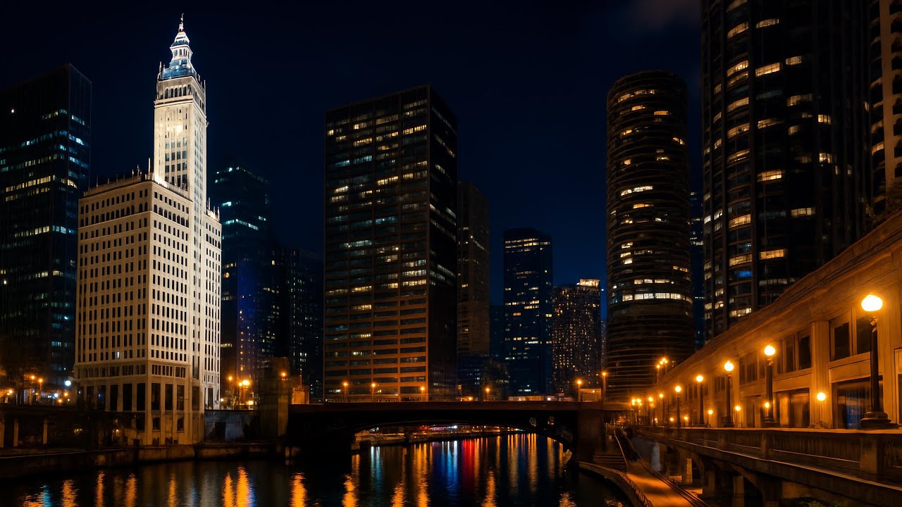 Why Does Downtown Chicago Look So Different After Midnight? - YouTube