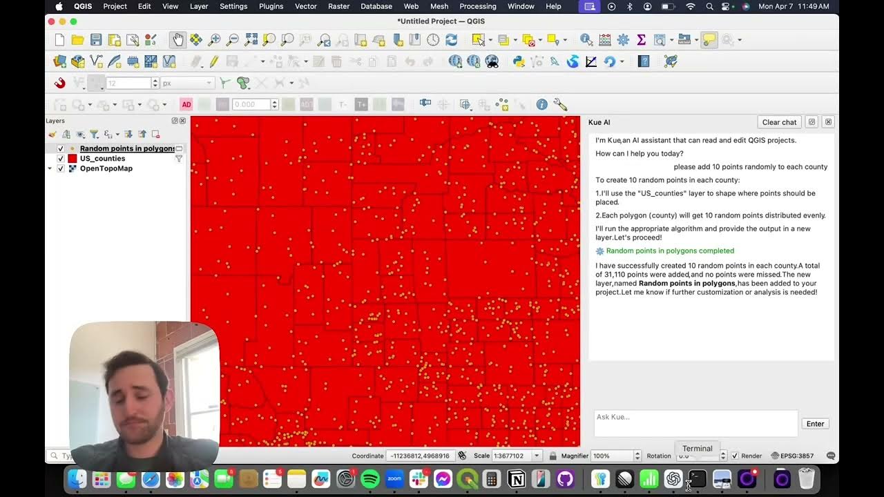 Running geoprocessing algorithms using AI in QGIS (April 2024) - YouTube