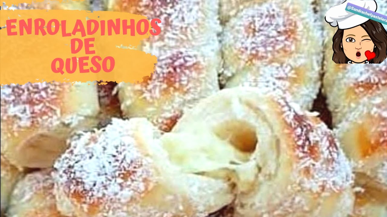 RECETA DE ENROLLADOS DE QUESO ENROLADINHO DE QUEIJO | PAN CASERO de ...