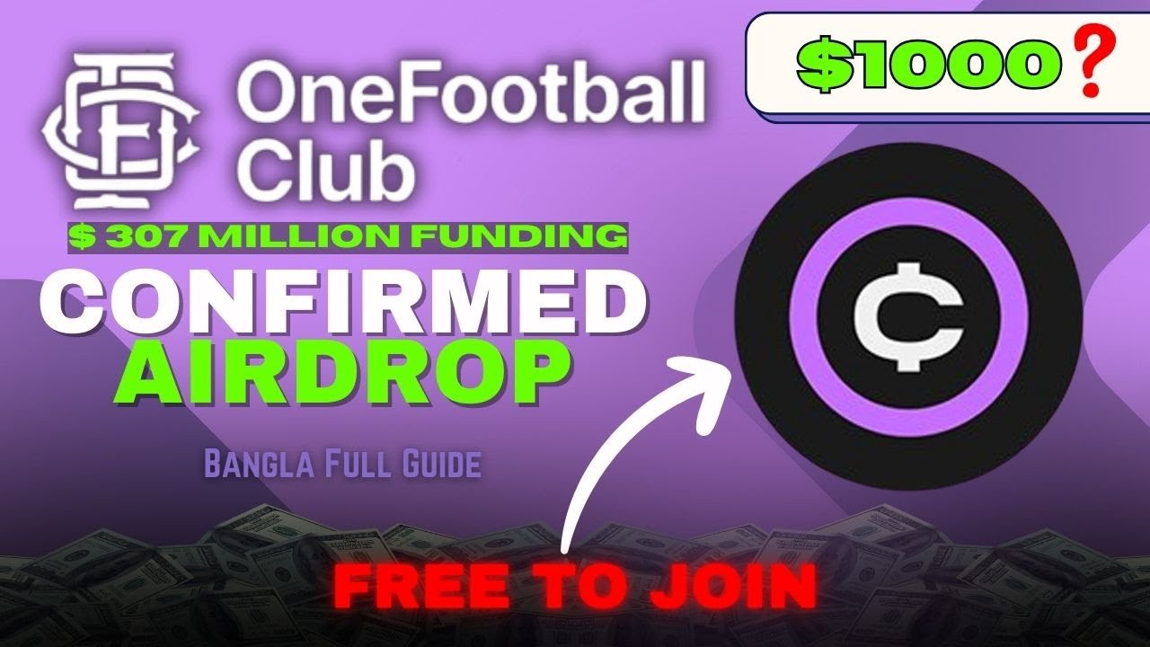 Earn $100+ 🚀 | Join OneFootball Club Airdrop 2025 | Exclusive Airdrop ...