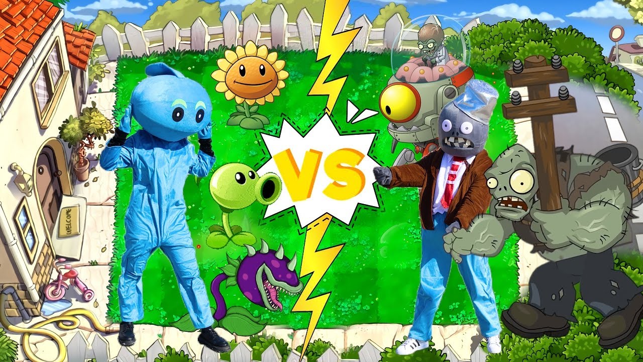 Plants VS Zombies - Iron Bucket Zombie Transforms into Giant Zombie vs ...