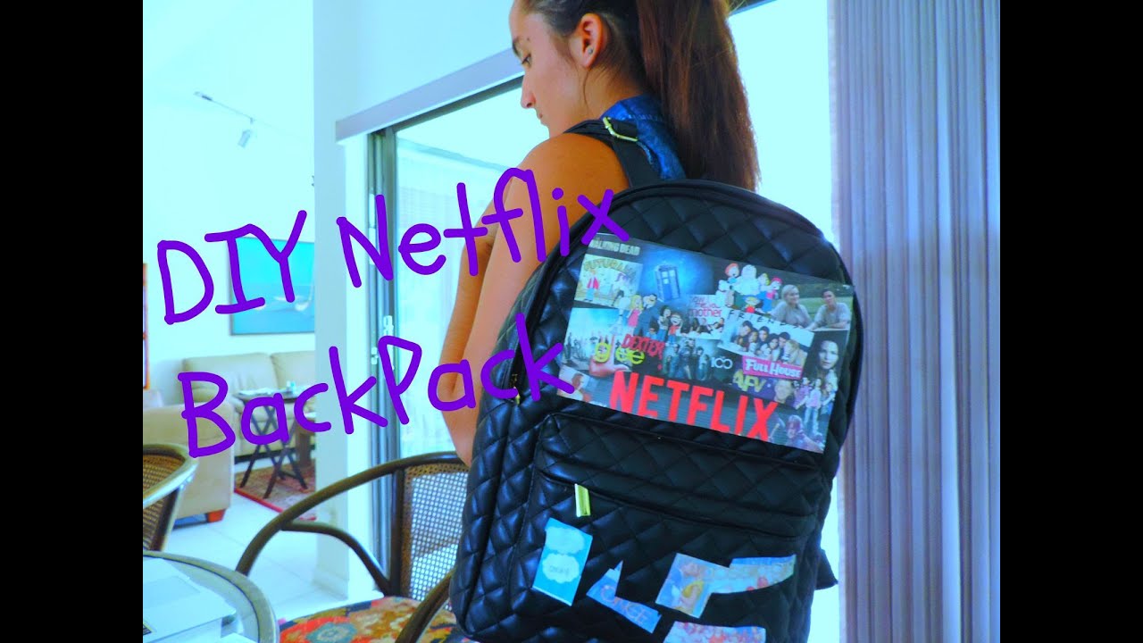 Back to School DIY Netflix BackPack! - YouTube
