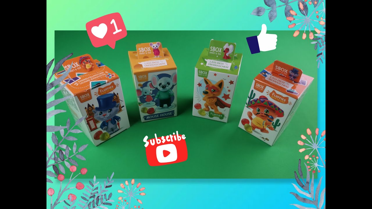 SBOX-Sweet&Toy,ASMR, Unboxing,Fluffie,Smiley toys fun Review,Sweet Box ...