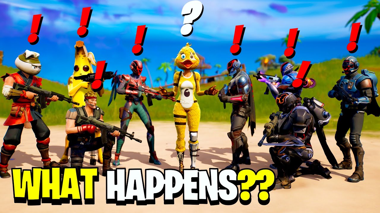 What Happens if ALL 24 Bosses Meet in Fortnite Season 2 Chapter 3 ...
