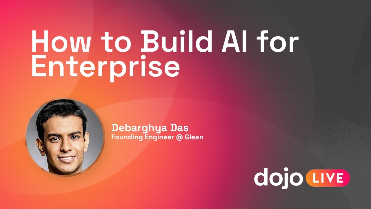 How to Build AI for Enterprise - Debarghya Das - YouTube