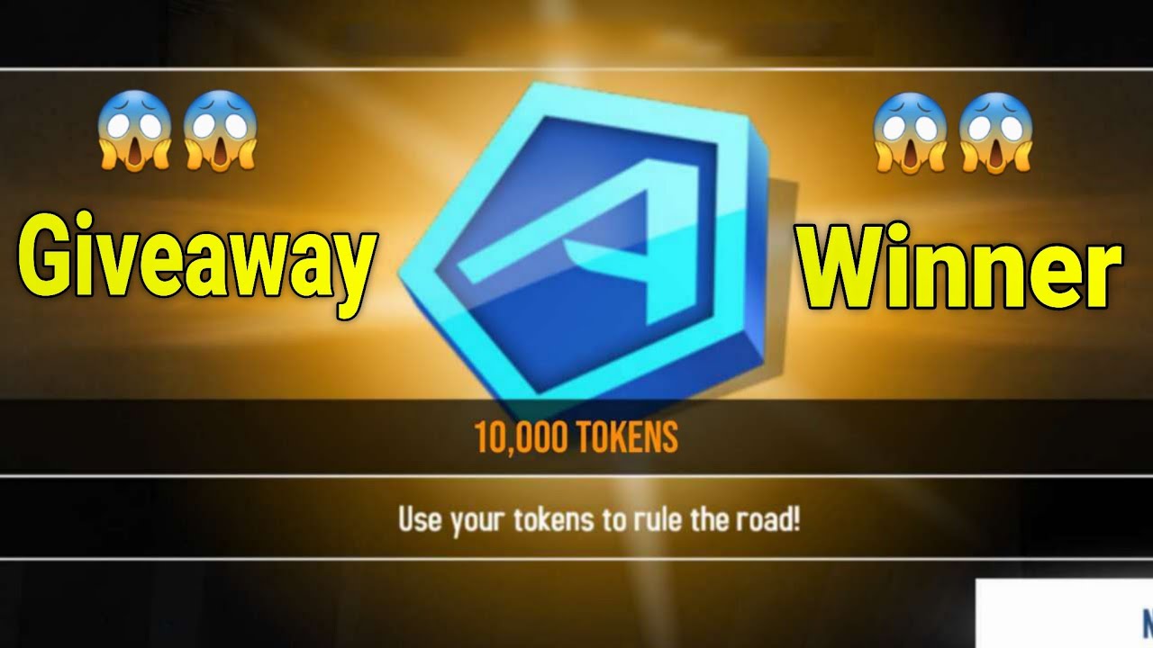 Who Won 10,000 Tokens? 😱 | 10,000 Tokens Winner Asphalt 8 | Giveaway ...