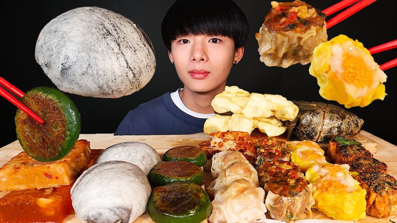 ASMR The Steam Hut 蒸廬 | DIM SUM點心 SIU MAI, CHINESE CAKES, STICKY RICE ...