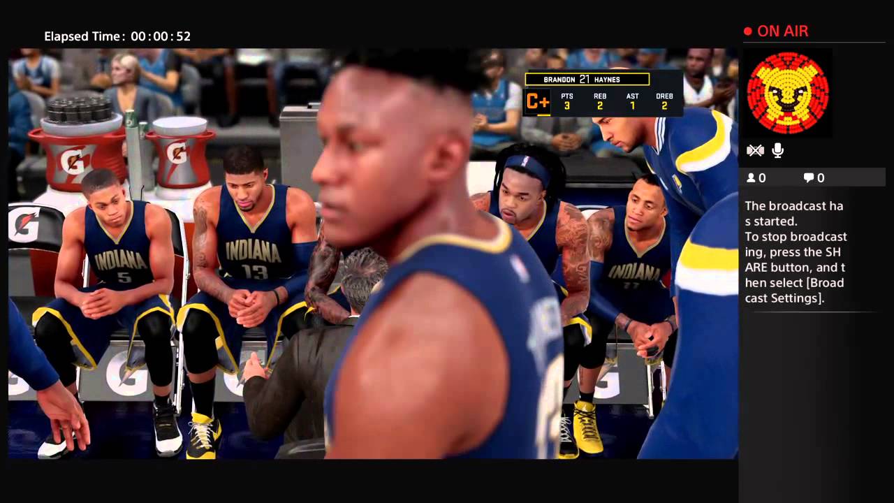 NBA 2k16 park cast __PSN: bhain3z - YouTube