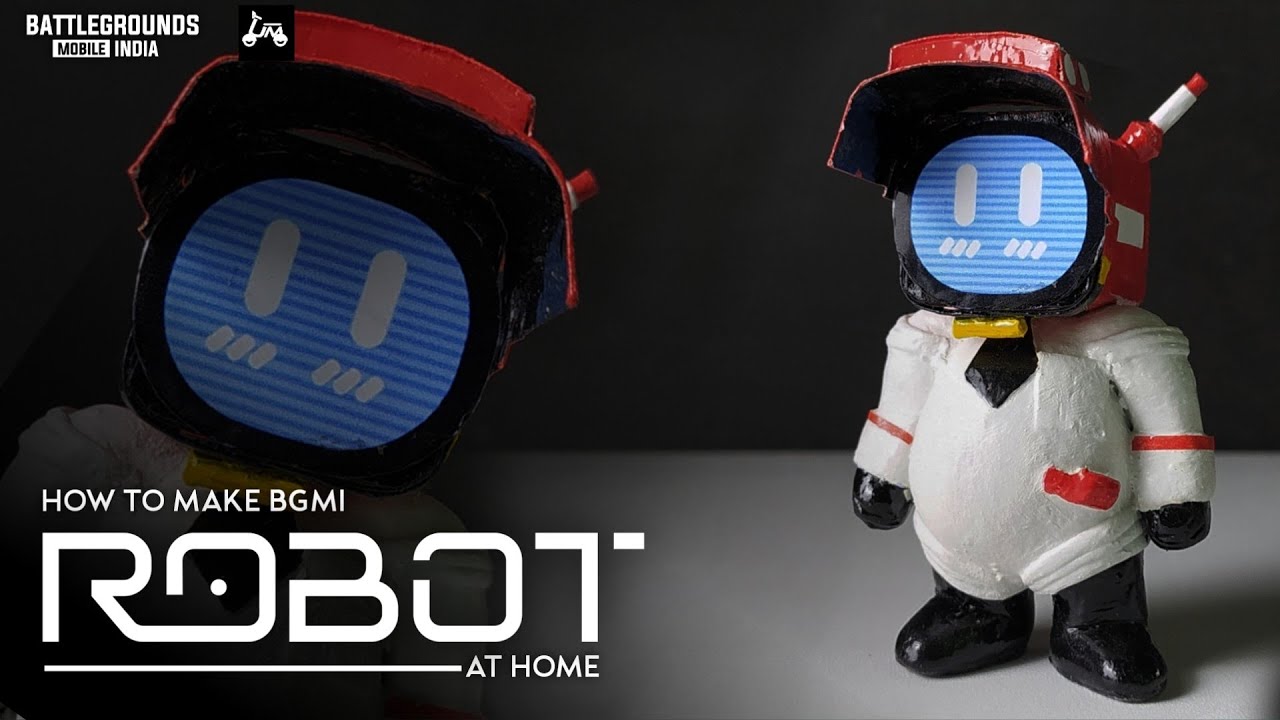 HOW TO MAKE PUBG /BGMI MINI ROBOT 🤖 with M-seal | PUBG small robot ...