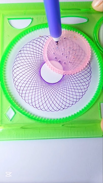 how to draw spirograph circle perfectly & make satisfying #asmr - YouTube
