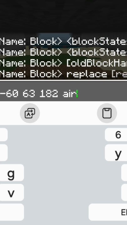 Using cheat codes to remove blocks Thanks for watching. Please Like and Subscribe #minecraft ...