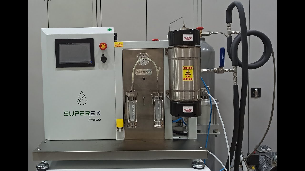 Lab Scale Supercritical CO2 Extraction System SUPEREX F-500 PRO - YouTube