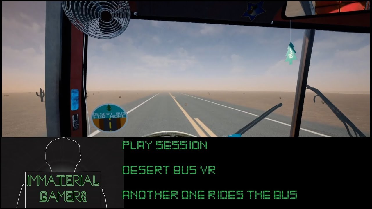 Another One Rides The Bus - Play Session - Desert Bus VR - YouTube