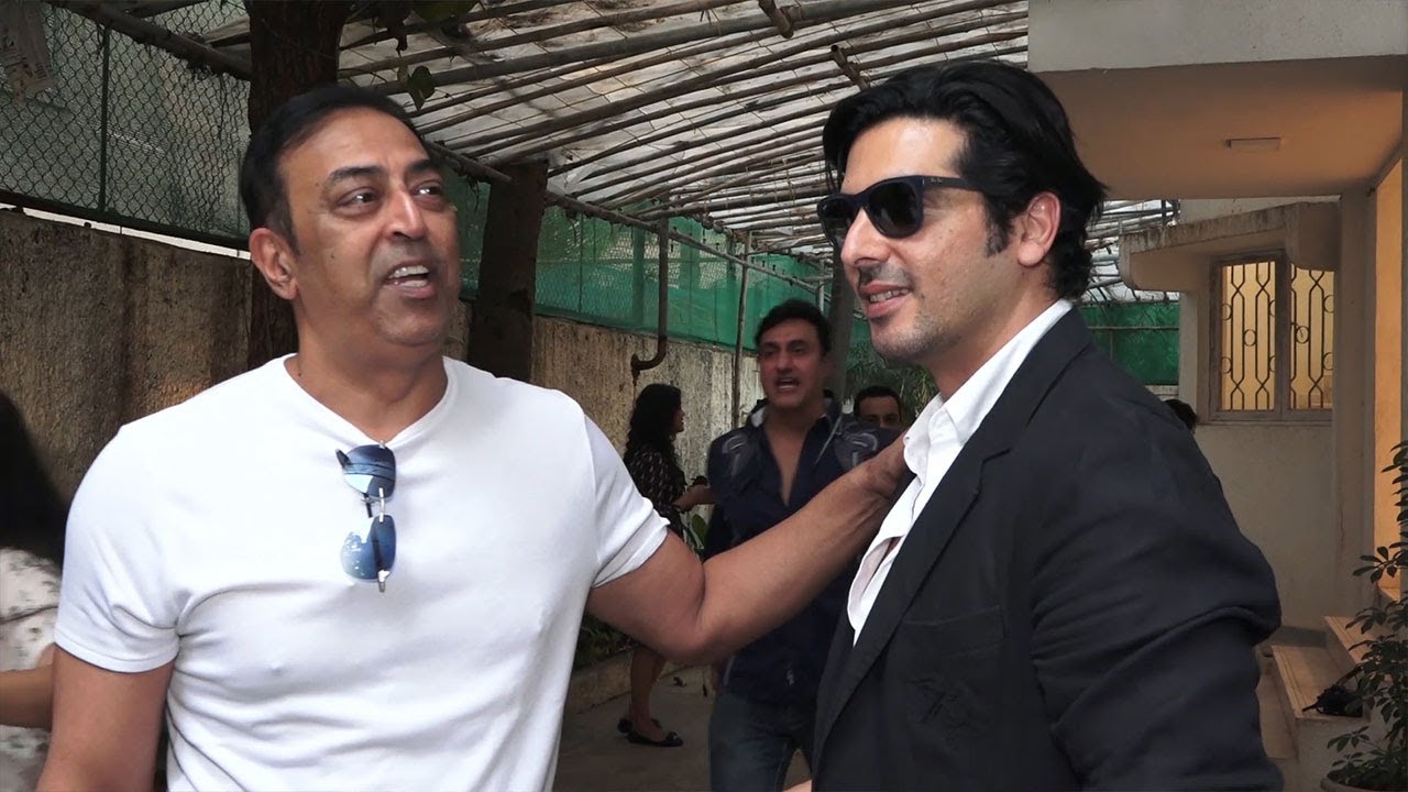 Zaid Khan With Vindu Dara Singh At Trailer Launch Of Movie Sayonee ...
