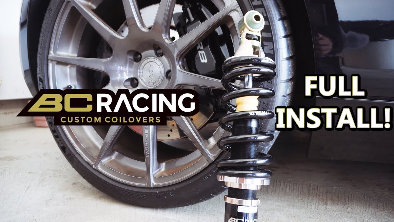 BC Racing Coilovers: Full Install Video on my Audi R8! - YouTube