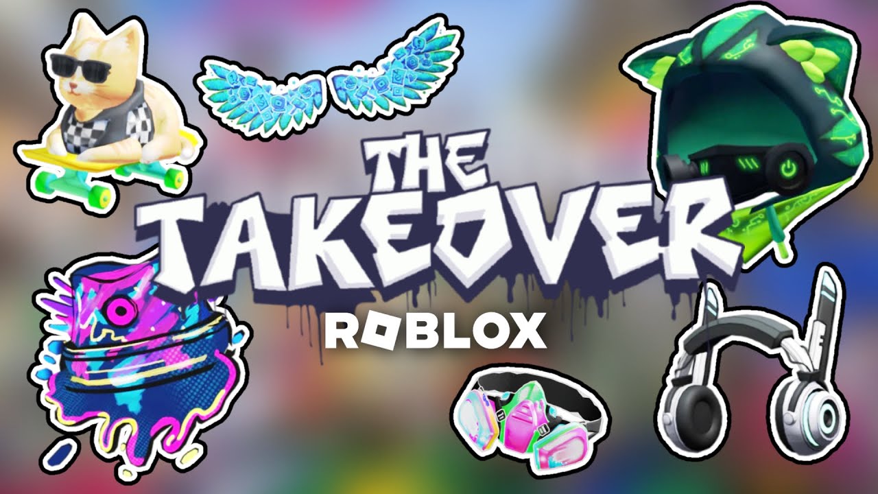 The Takeover Roblox Cách lấy tất cả Item Free Event - YouTube