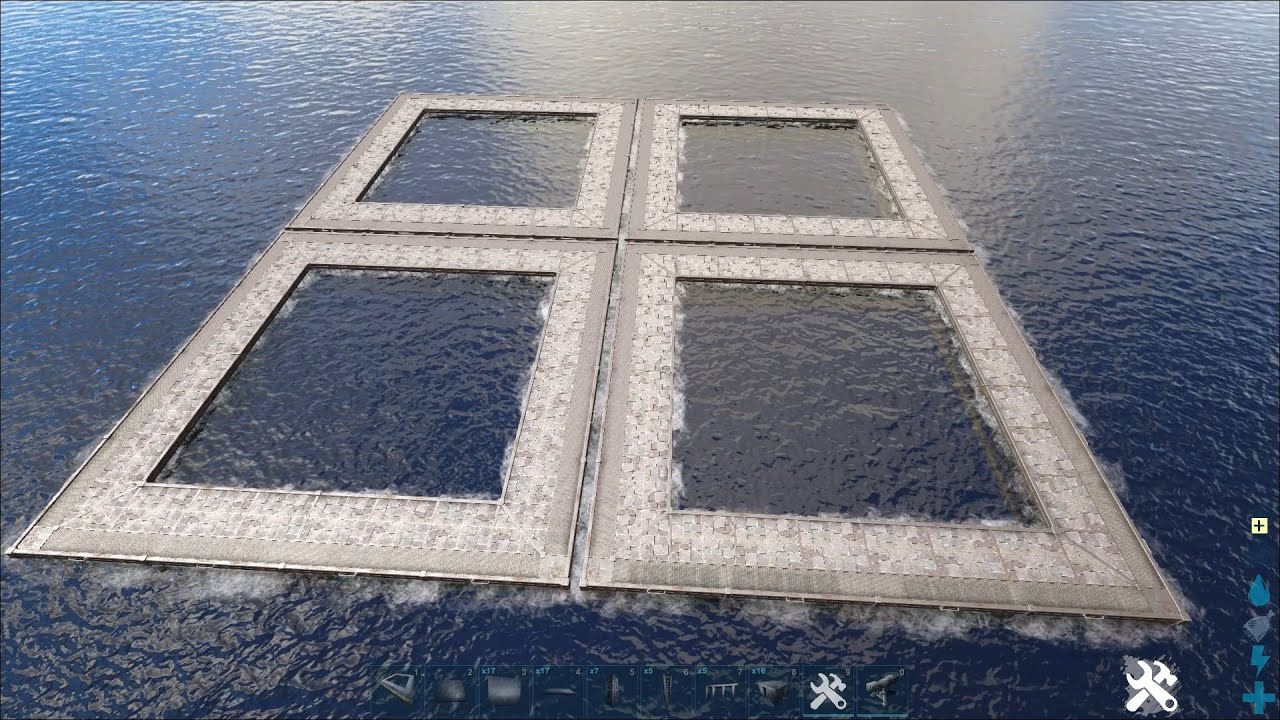 Ark: Survival evolved. Ocean Platform. Installation. Compound. External ...