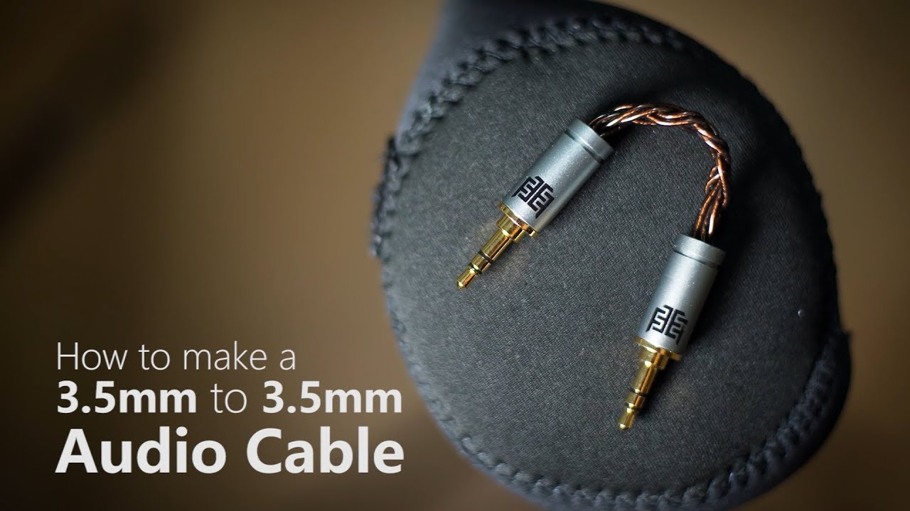 [DIY] How to Make an Awesome 3.5mm to 3.5mm Audio Cable (Tutorial ...