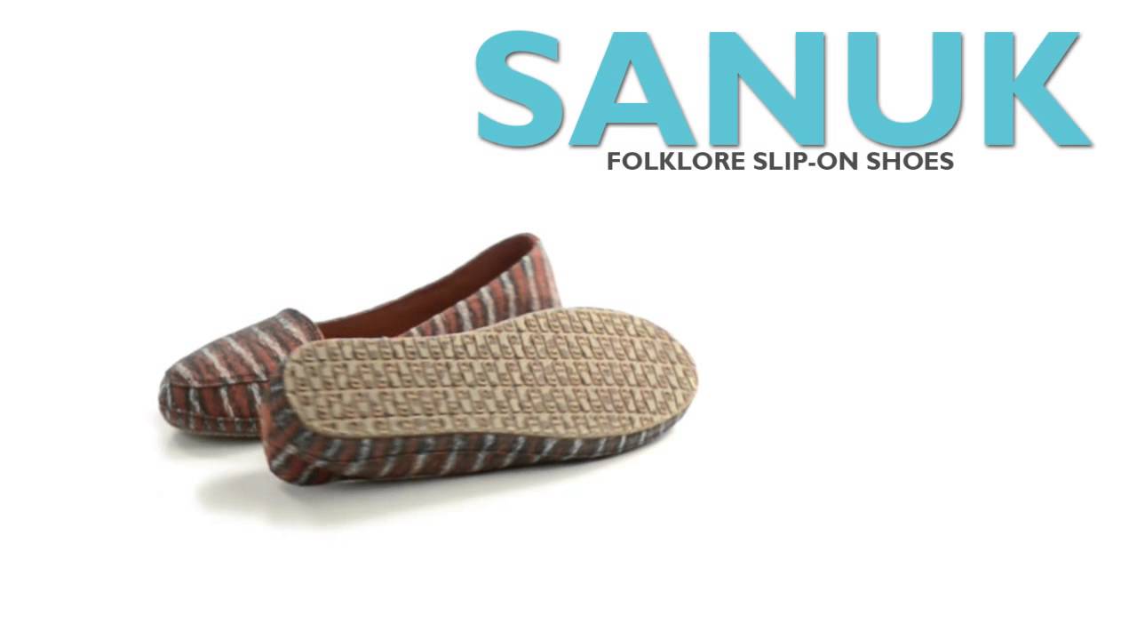 Sanuk Folklore Shoes - Slip-Ons (For Women) - YouTube