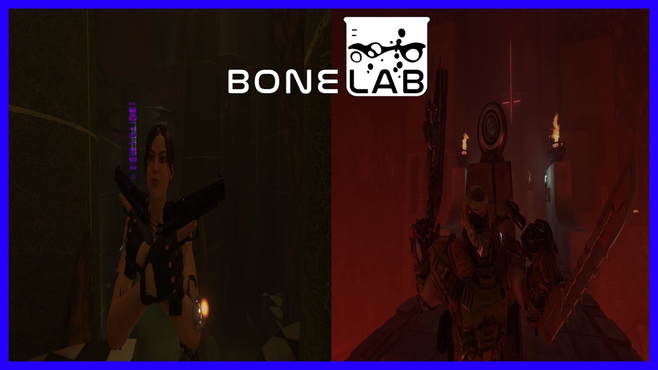"Lara Croft Meets Doom Slayer Epic Arm Blade Showcase In Bonelab!" 🔥 ...