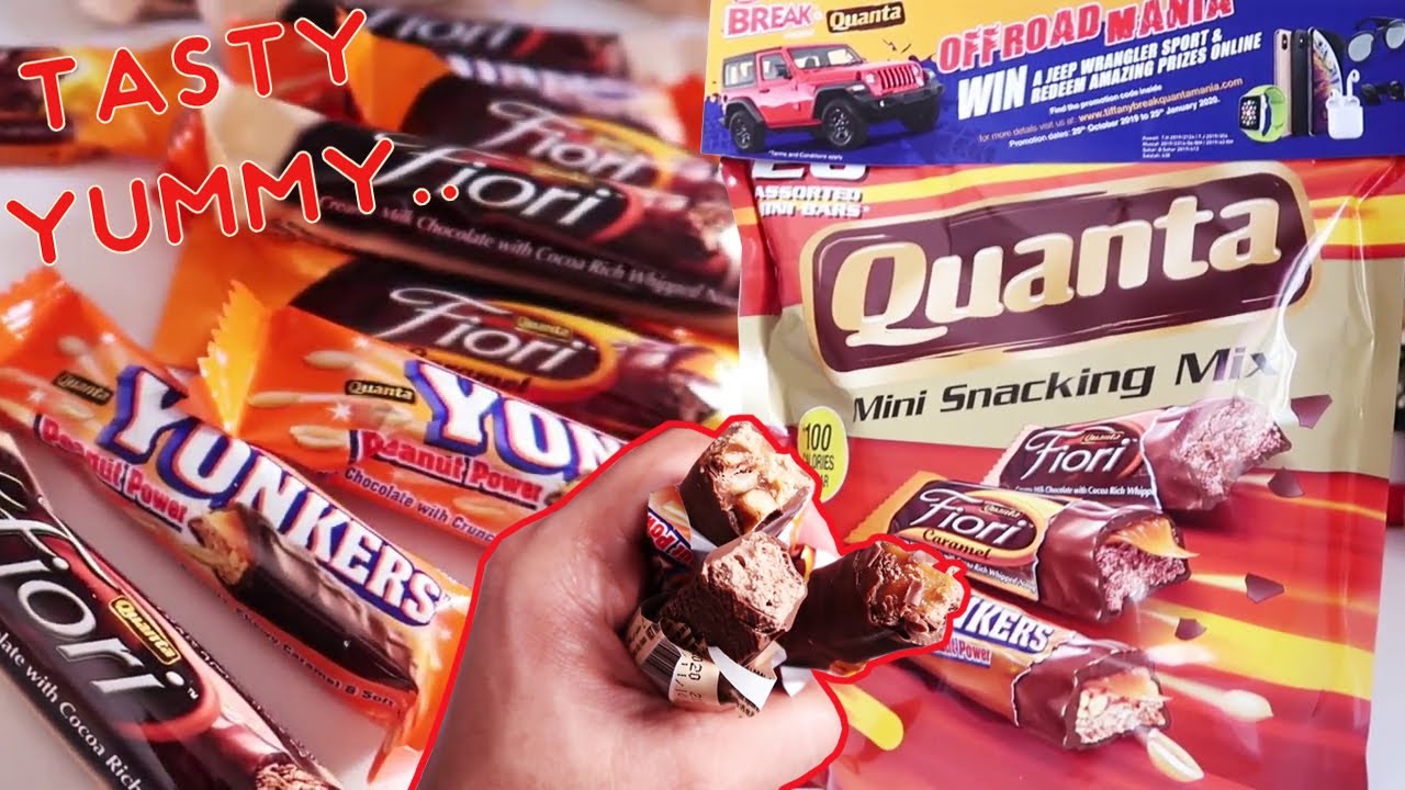 Quanta Mini Snacking Mix | Chocolate Bars | lots of candies - YouTube
