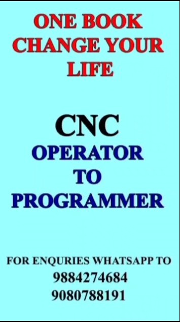 ONE BOOK CHANGE YOUR LIFE - CNC OPERATOR TO PROGRAMMER - E DIGITAL CNC ...