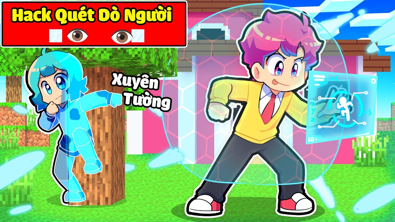 HIHA THỬ THÁCH HACK QUÉT DÒ NGƯỜI KHI CHƠI TRỐN TÌM TRONG MINECRAFT ...