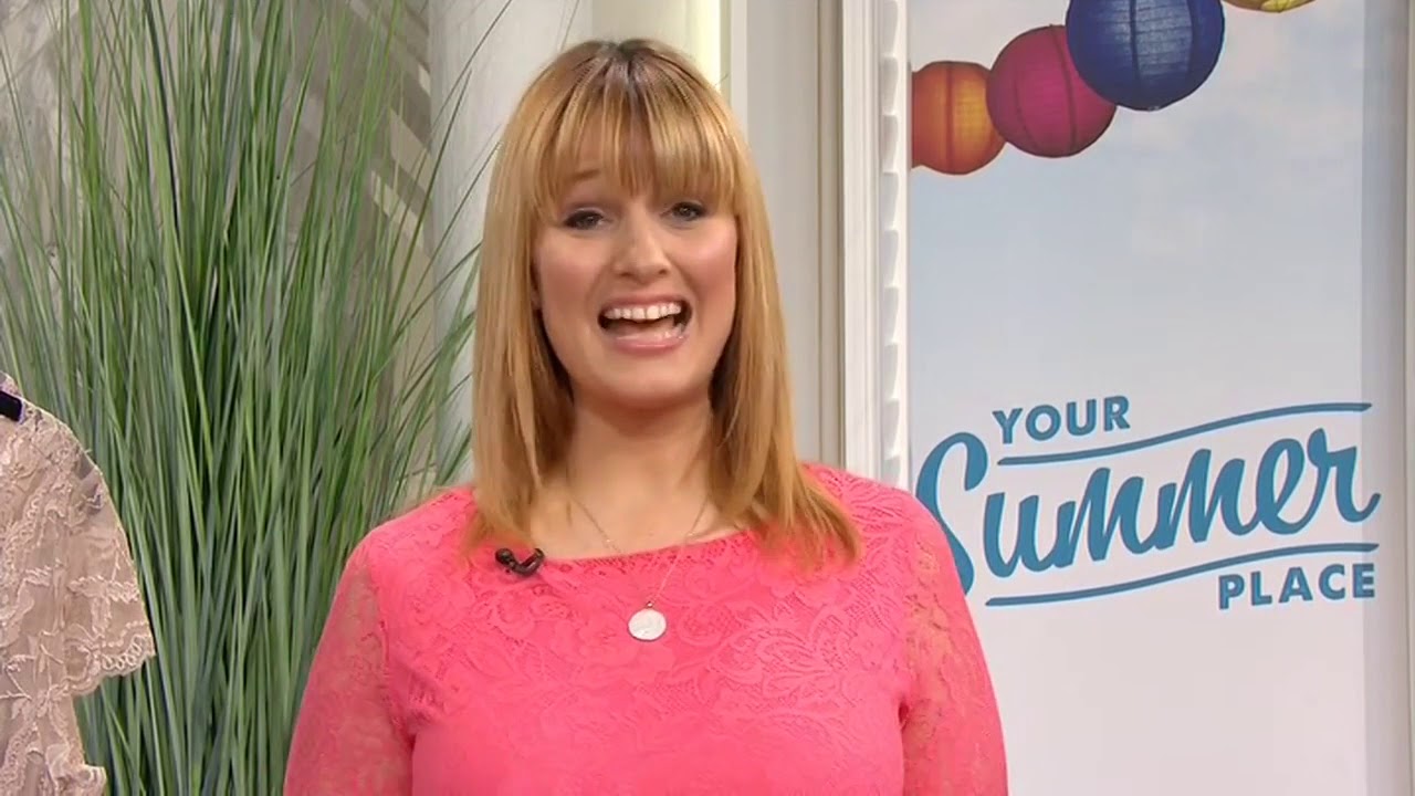 Catherine Huntley Tight Pink Dress 170514 - YouTube