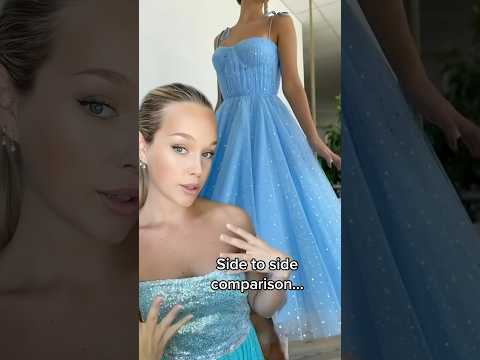 Trying on the dress! Never trusting anything I see on internet again after this #promdress fail 😂