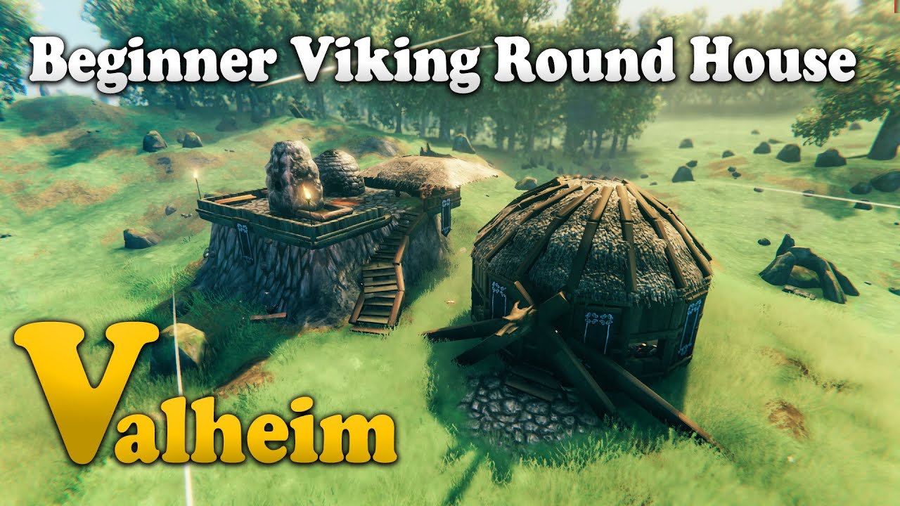 Beginner Viking Round House | Valheim - YouTube
