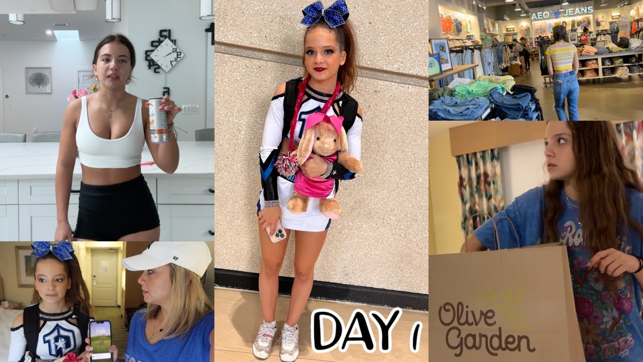 Day 1 in Orlando / Cheerleading Competition / Shopping / Haul | VLOG ...