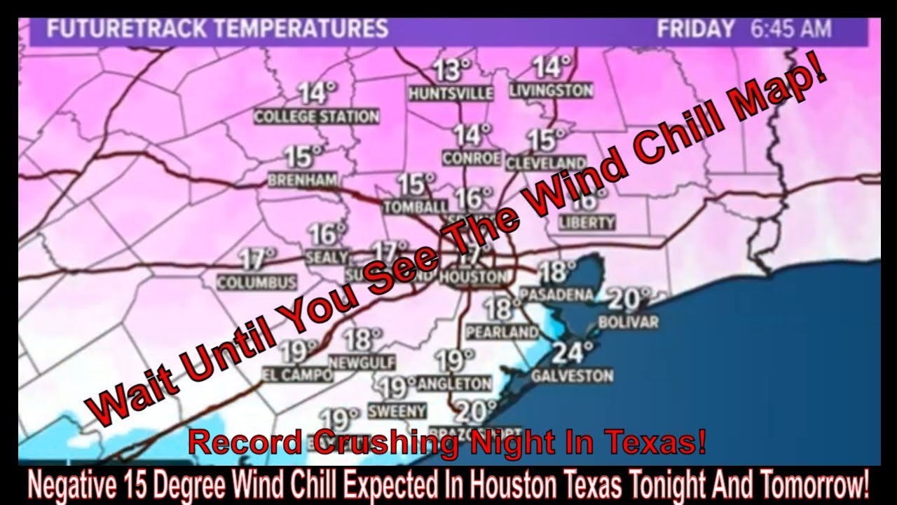 Negative 15 Degree Wind Chill Expected In Houston Tonight And Tomorrow ...