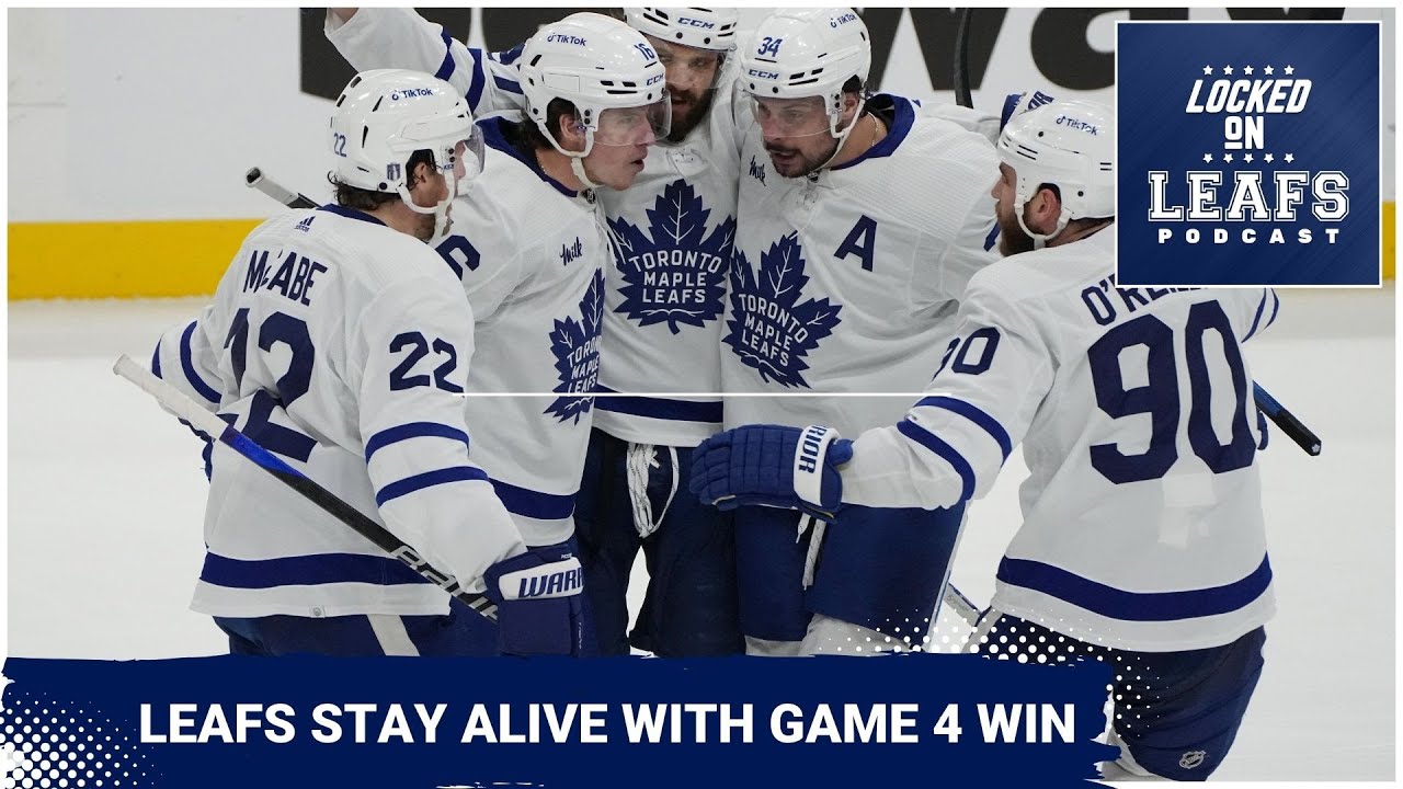 Toronto Maple Leafs stay alive in Stanley Cup Playoffs with Game 4 win ...