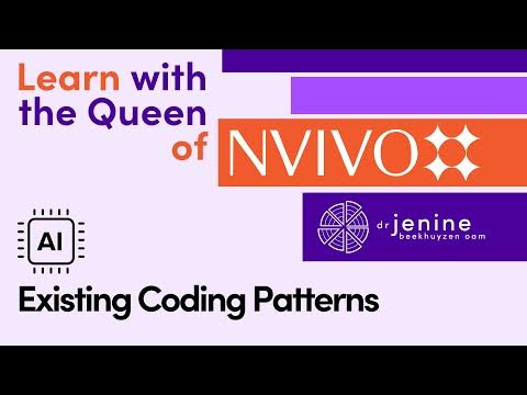 NVivo's AI Powered Autocoding - Existing Coding Patterns - YouTube