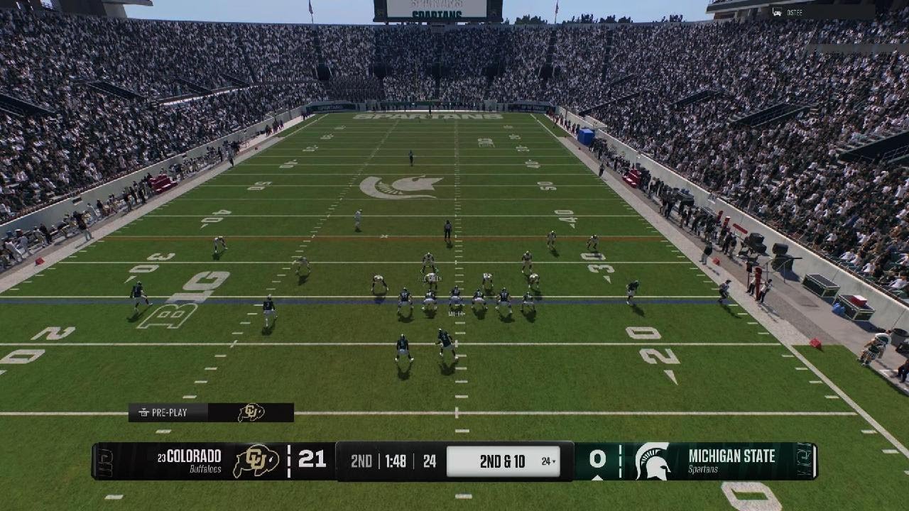 EA SPORTS Michigan State VS Colorado #RoadtoCFP #NCAA25 # ...