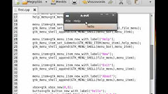 GTK+ tutorials - YouTube