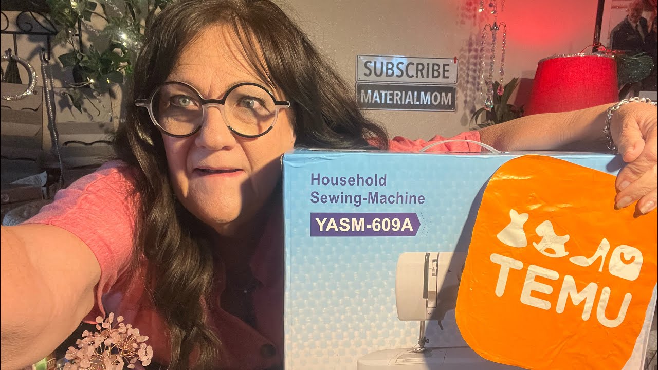 Temu sewing machine and other personalized things - YouTube