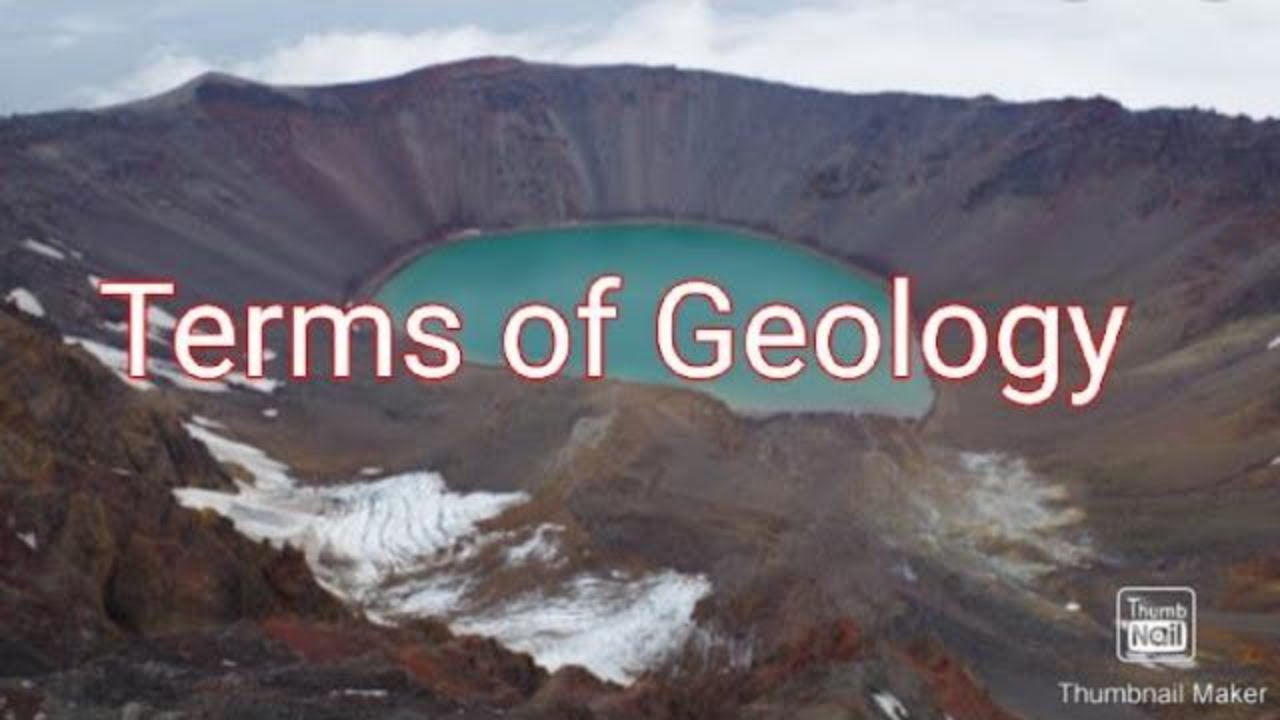 Basic Geological terms in English language part(15) - YouTube