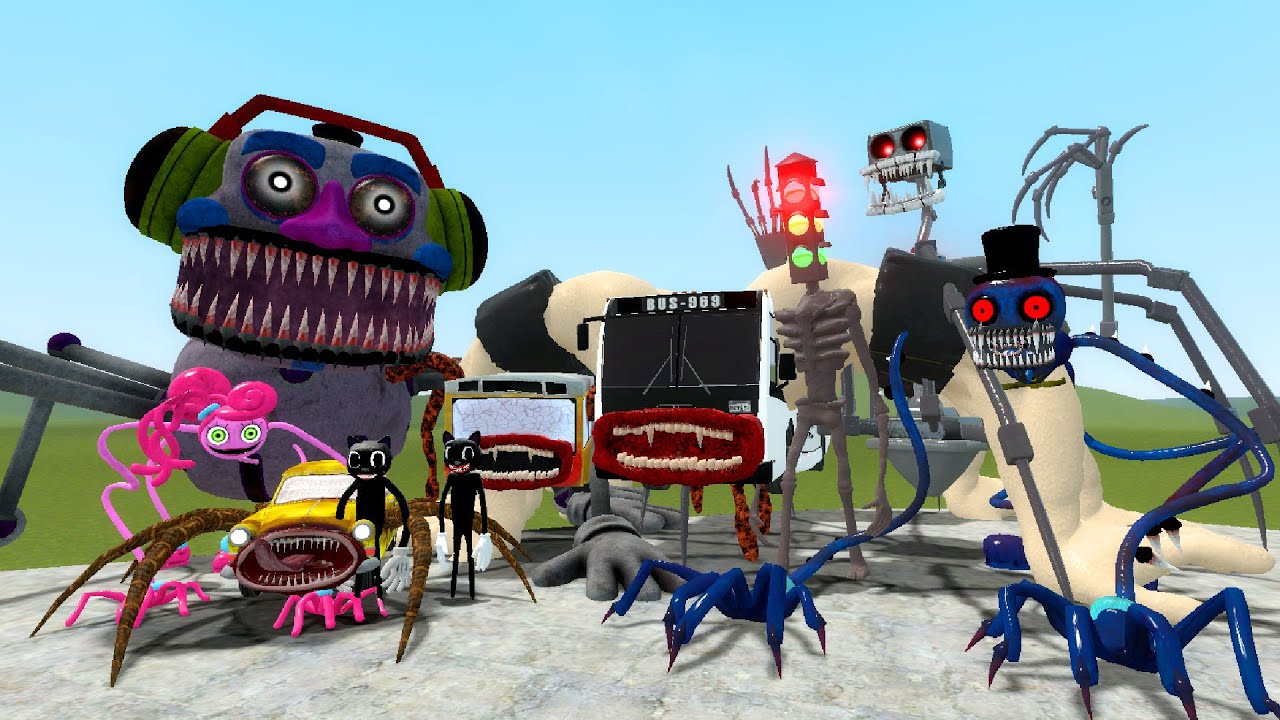 The strongest of the carnivorous monsters? Garry's mod - YouTube