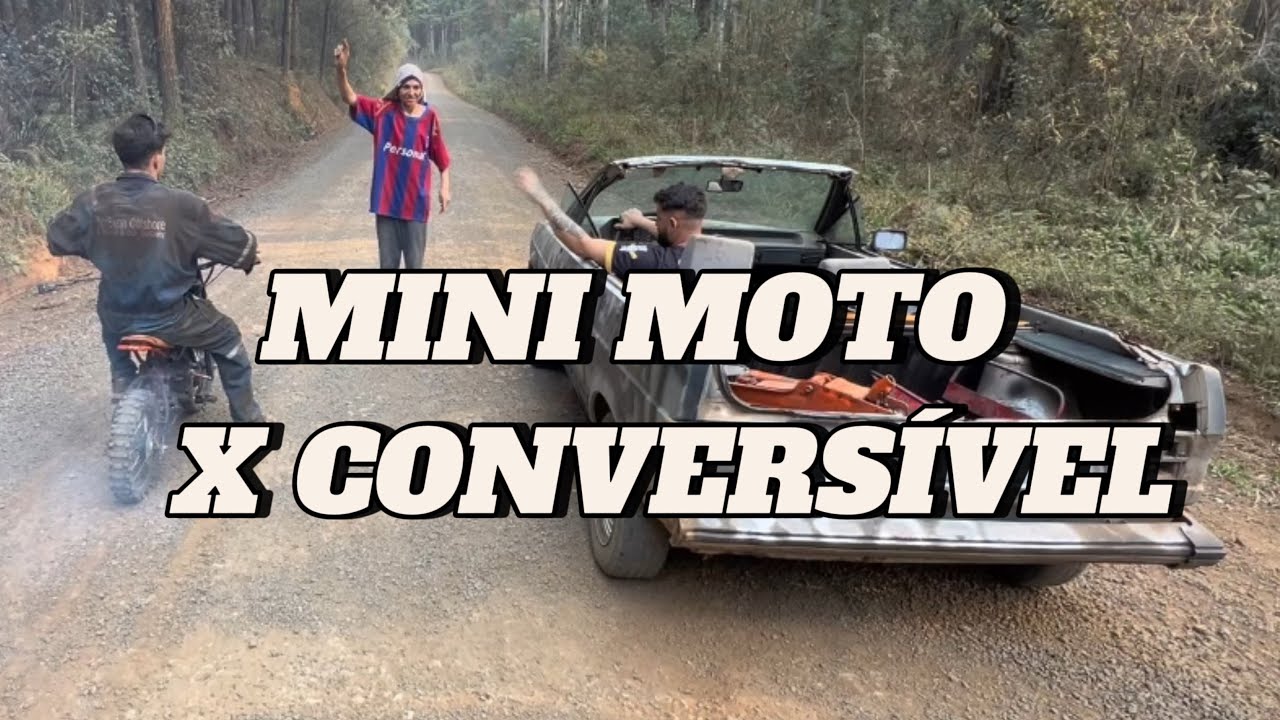 A GRANDE CORRIDA MIMI MOTO X CONVERSÍVEL 🚀 - YouTube