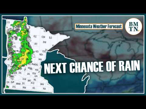 Sunny and cool weather before multiple rain chances starting Thursday in Minnesota