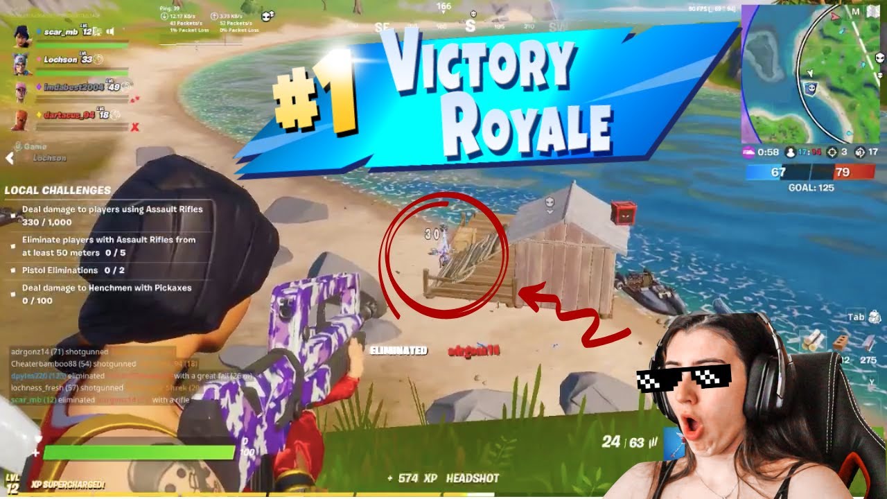 MENINAS TAMBÉM JOGAM FORTNITE!!! Girls play Fortnite too!!! - YouTube