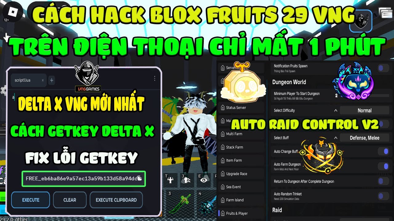 Cách Hack Blox Fruits 29 Delta X VNG Mới Nhất Trên Điện Thoại Auto Farm ...