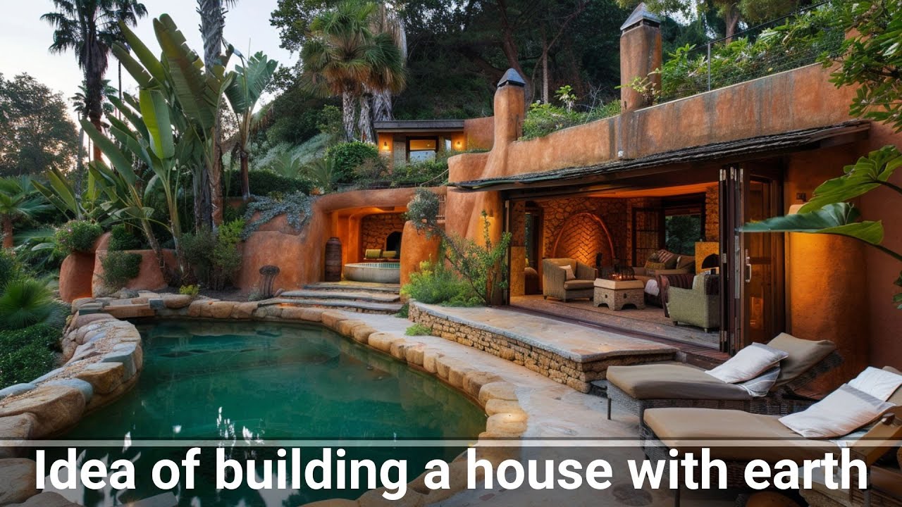 The idea of taking land to create a house that people living in a villa ...