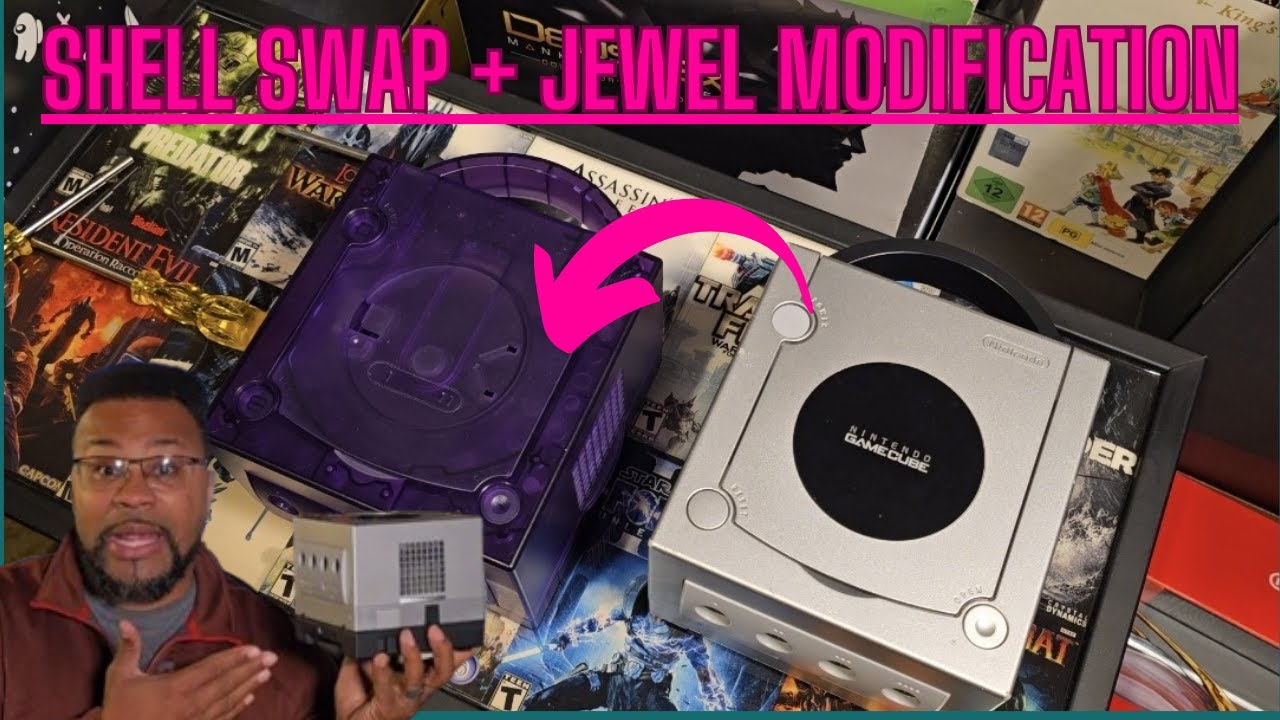 GameCube & Gameboy Player Shell Swap - YouTube