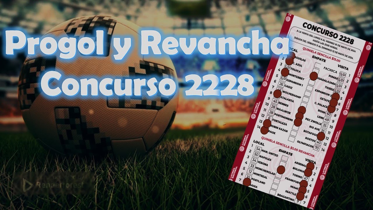 Progol concurso 2228 - analisis completo liguilla - YouTube
