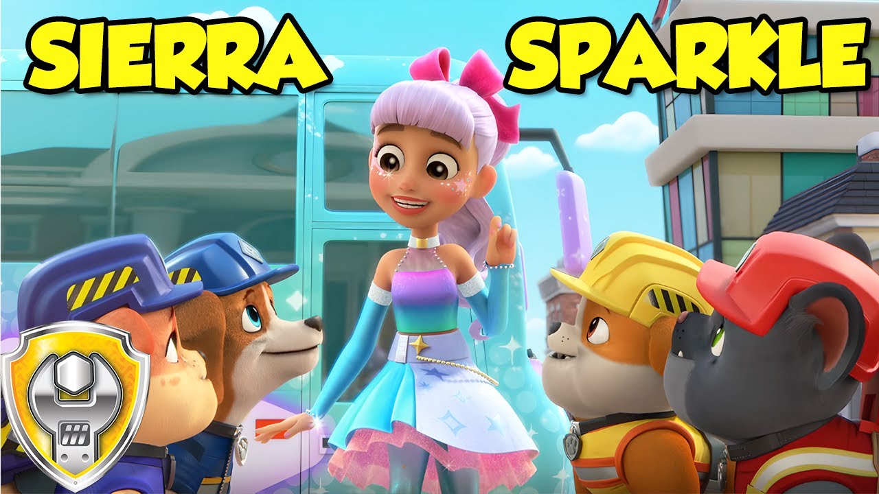 Meet Sierra Sparkle (Character Showcase) | Rubble - Paw Patrol ...