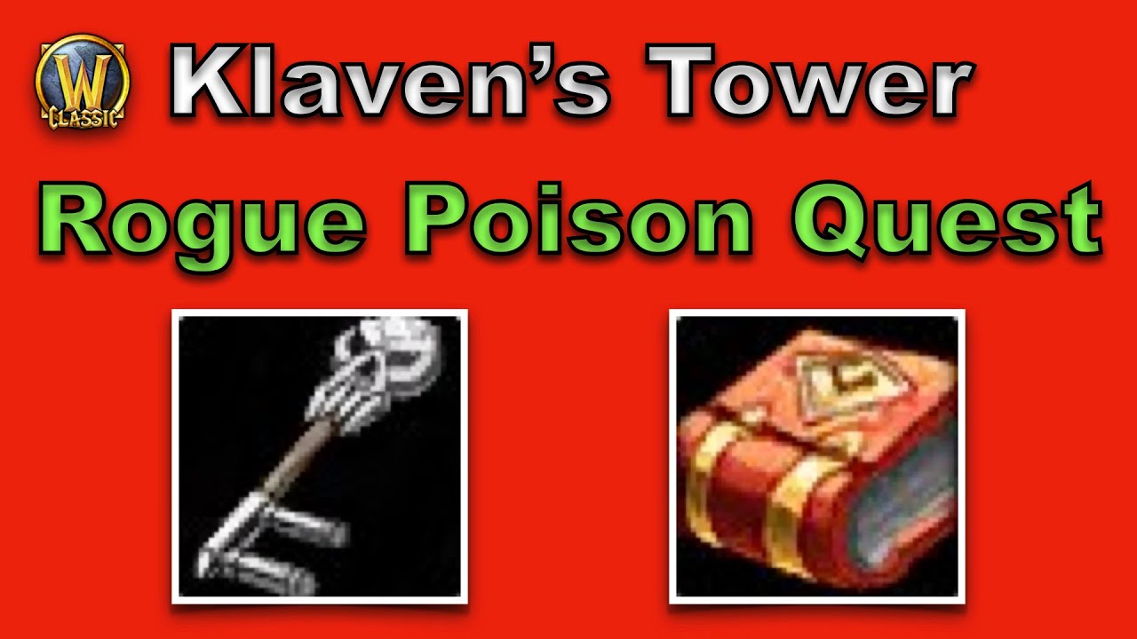 WoW Classic Quick Tips - How to do Quest for Rogue Poison - YouTube