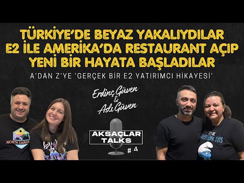 E2 ile Amerika'ya Göç | Türkiye'de Beyaz Yaka Hayatını Bıraktılar (Erdinç & Aslı Güven Röportajı)